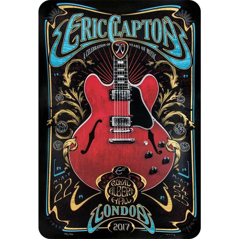 Eric Clapton - Metal Tin Signs(8*12Inch/12*16Inch)