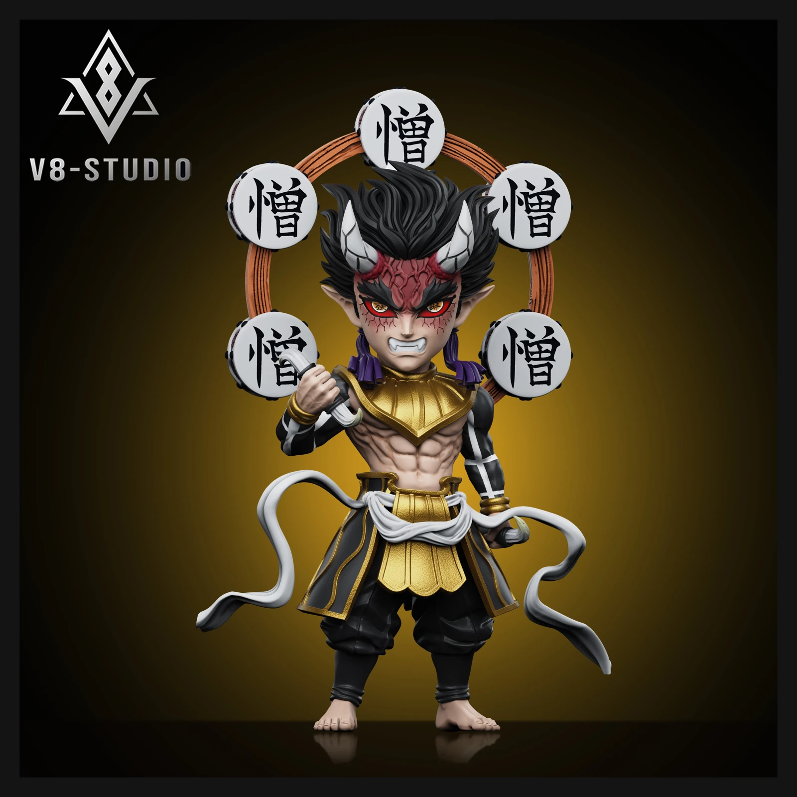 WCF Scale Zohakuten Hantengu - Demon Slayer: Kimetsu No Yaiba Statue ...