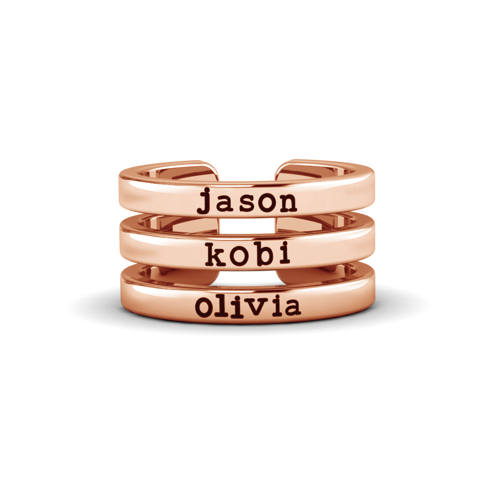 All Together Name Ring