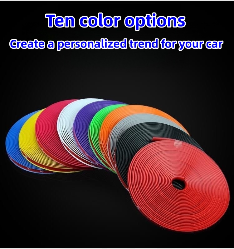 Car wheel protection ring anti-collision strip anti-scratch strip anti ...