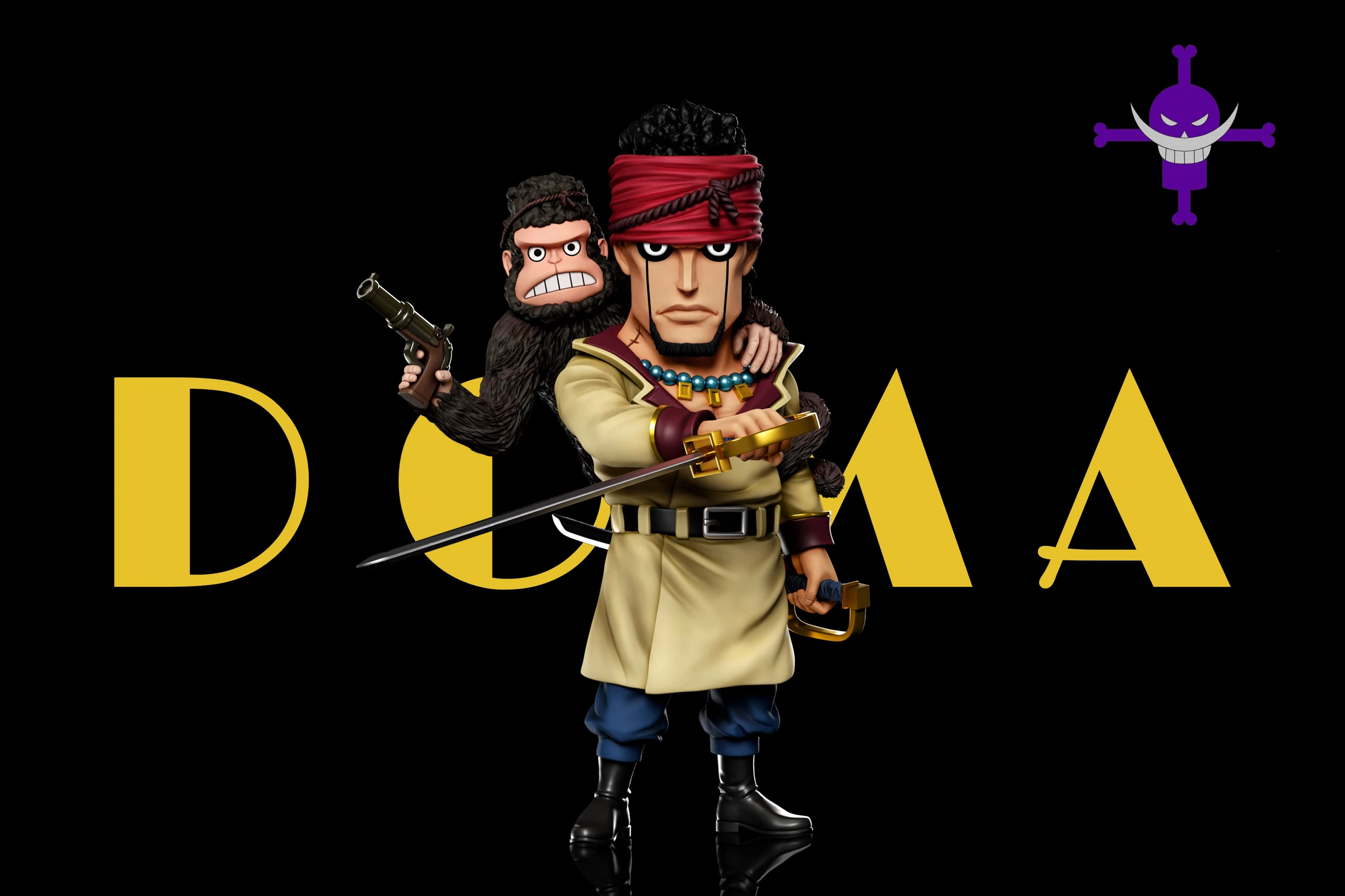 Bohemian Knight Doma - ONE PIECE Resin Statue - A Plus Studios