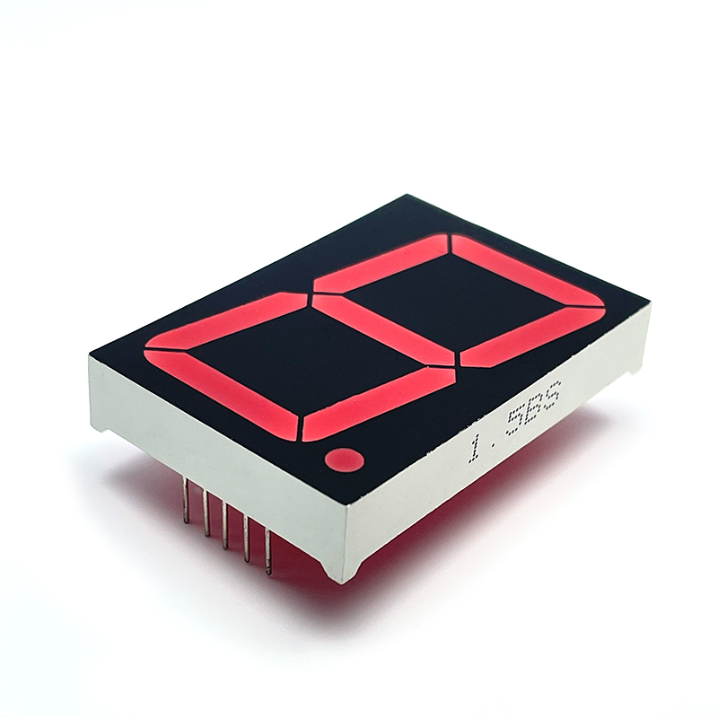 1.5 inch 7 segment display red surface Ultra red single digital sign ...