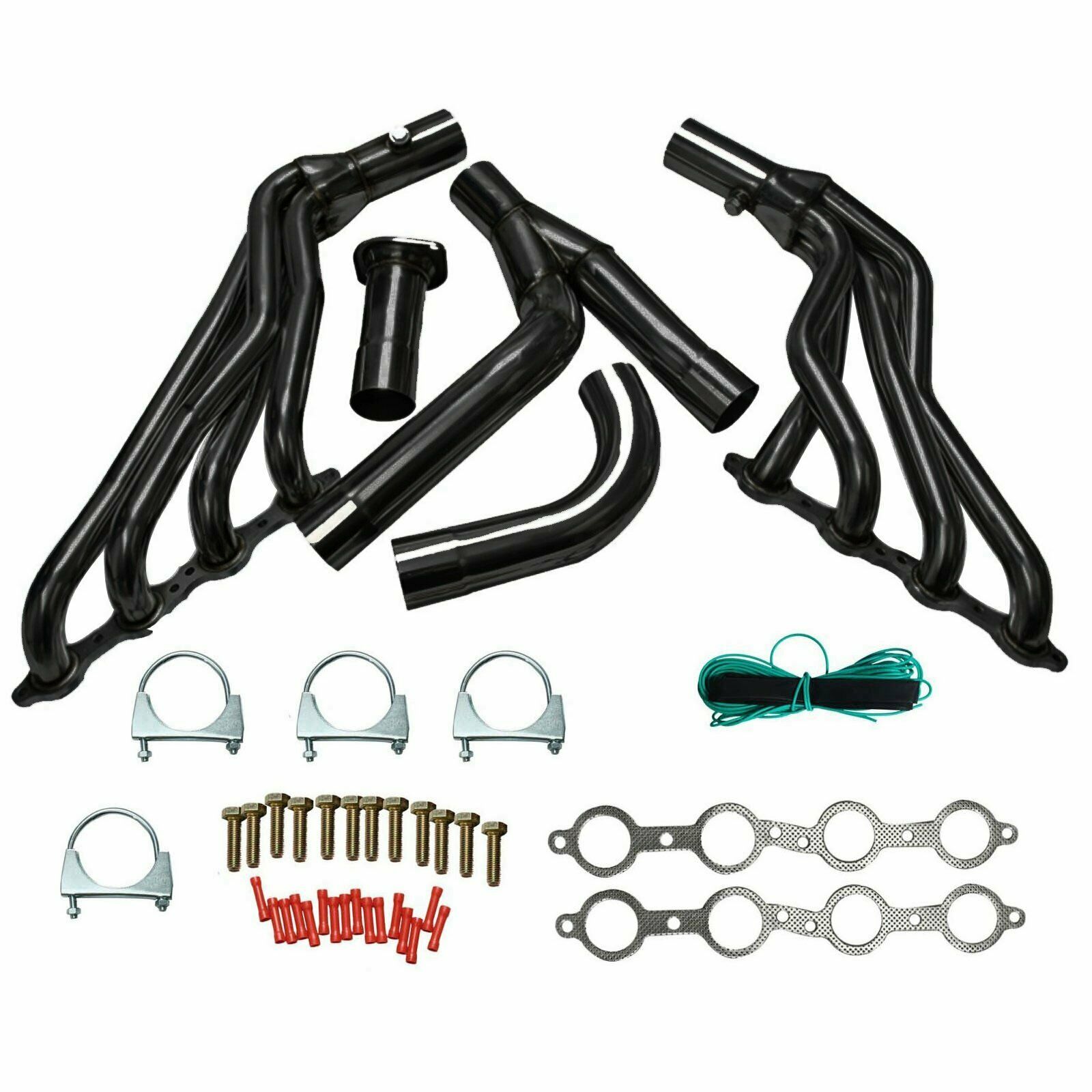 Long Tube Exhaust Manifold Header+Y-pipe For 1999-2006 Chevy/GMC ...