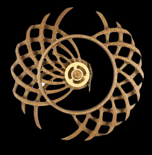 🍂100% Handmade Kinetic Wooden Sculpture