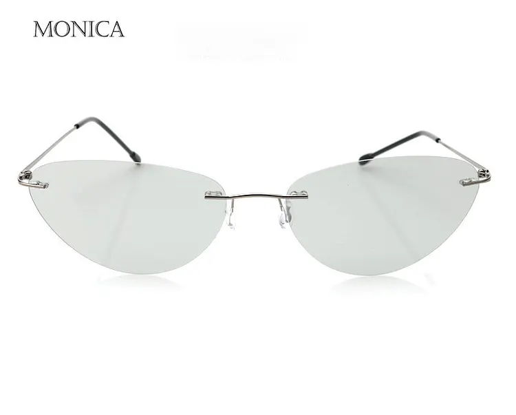 Cool The Matrix Neo Style Polarized Sunglasses Ultralight Rimless Men ...