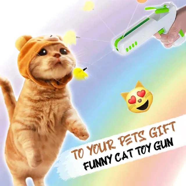 Funny Cat Toy Gun for Pets Gift