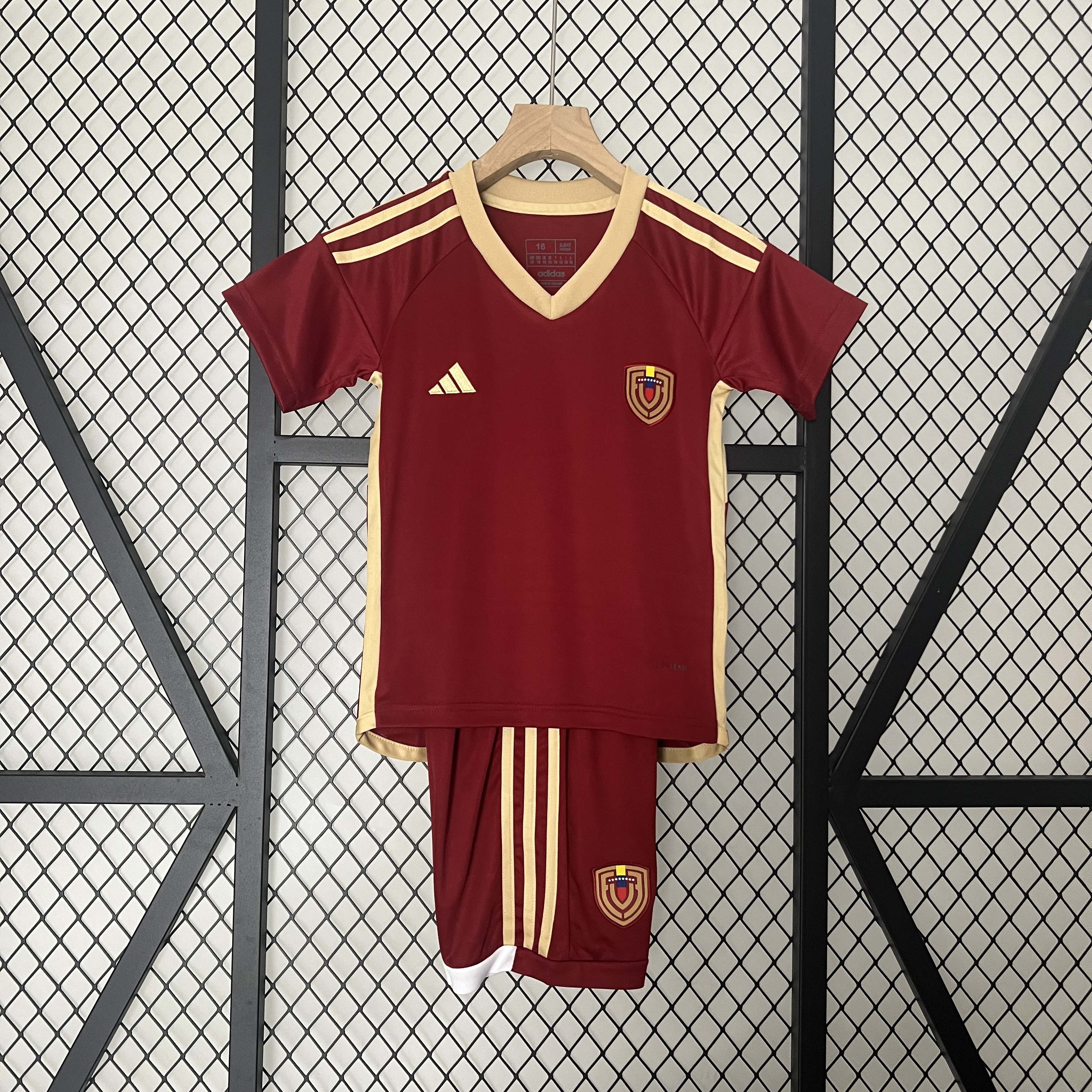 2024 kids Venezuela Home Football Shirt 1:1 Thai Quality -Maxi Kits