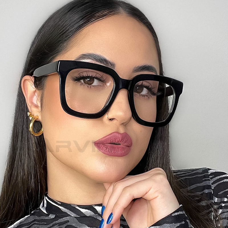 Vintage Small Square Frame Glasses for Women Luxury Brand Retro Eyewear ...