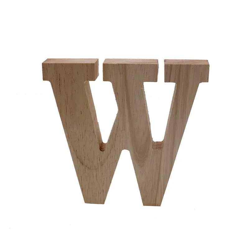 RUNBAZEF Decor Color Wooden Letter 26 Wood English Alphabet Letters ...