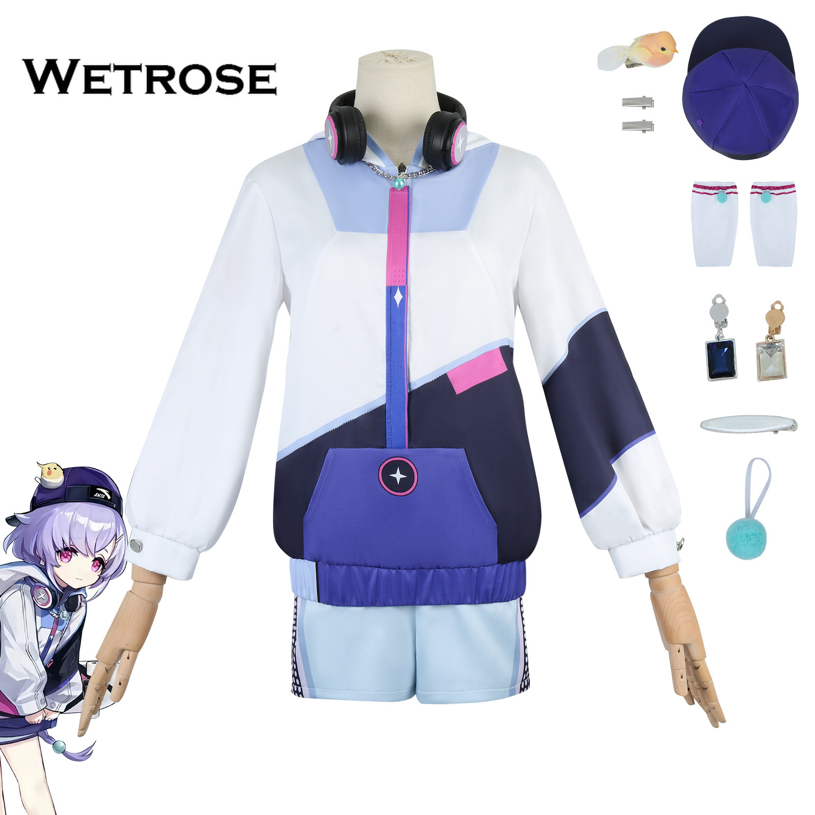 [Wetrose] Qiqi Genshin Impact Fanart Doujin Cosplay Costume Qi Qi ...