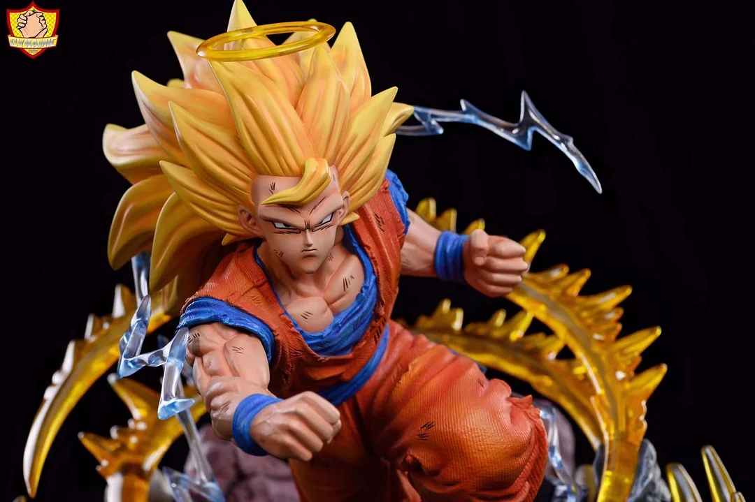 1/6 Scale Super Saiyan 3 Son Goku vs Janenba - Dragon Ball Resin Statue ...