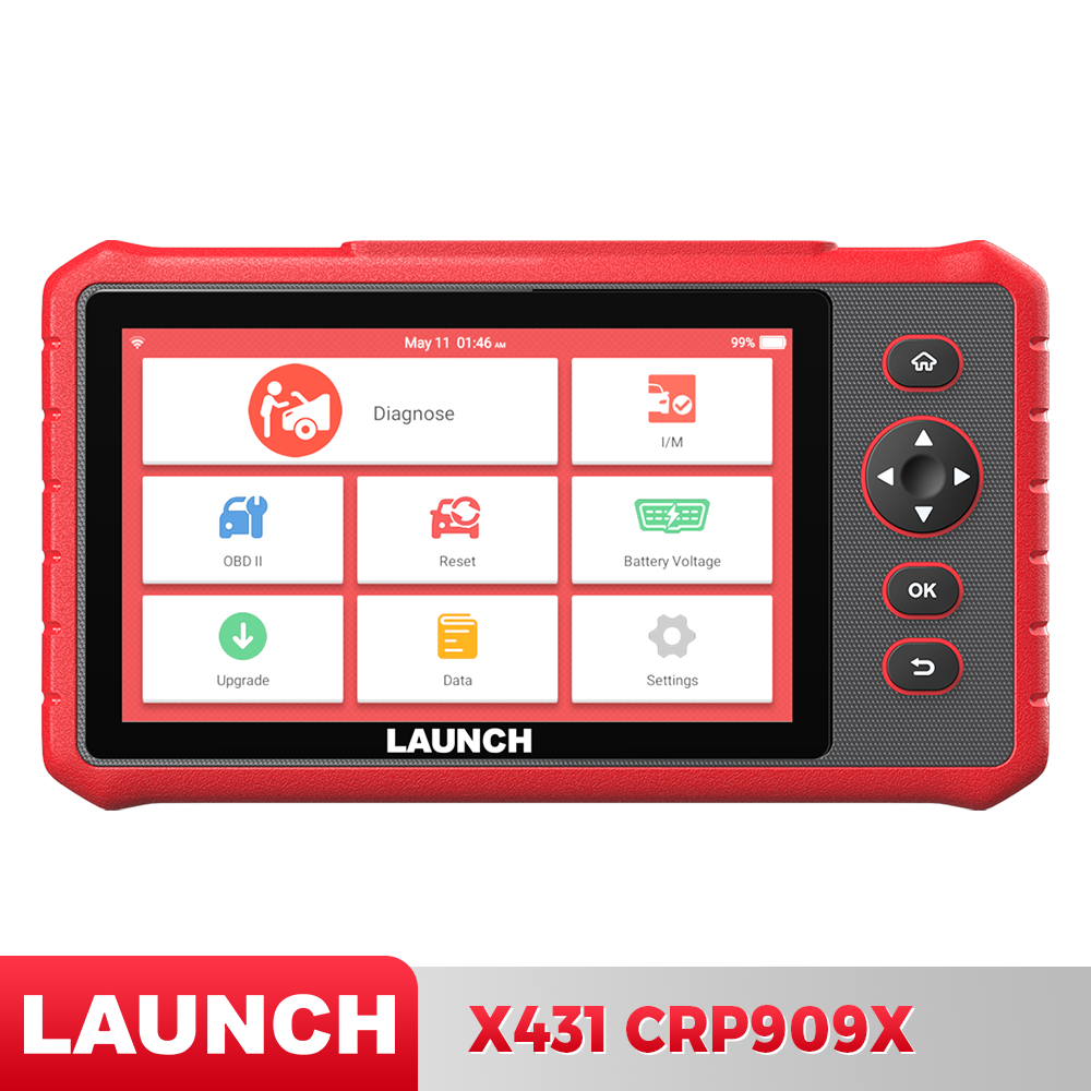 LAUNCH X431 CRP909X OBD2 Car Scanner Automotive Diagnostic Tool Auto ...