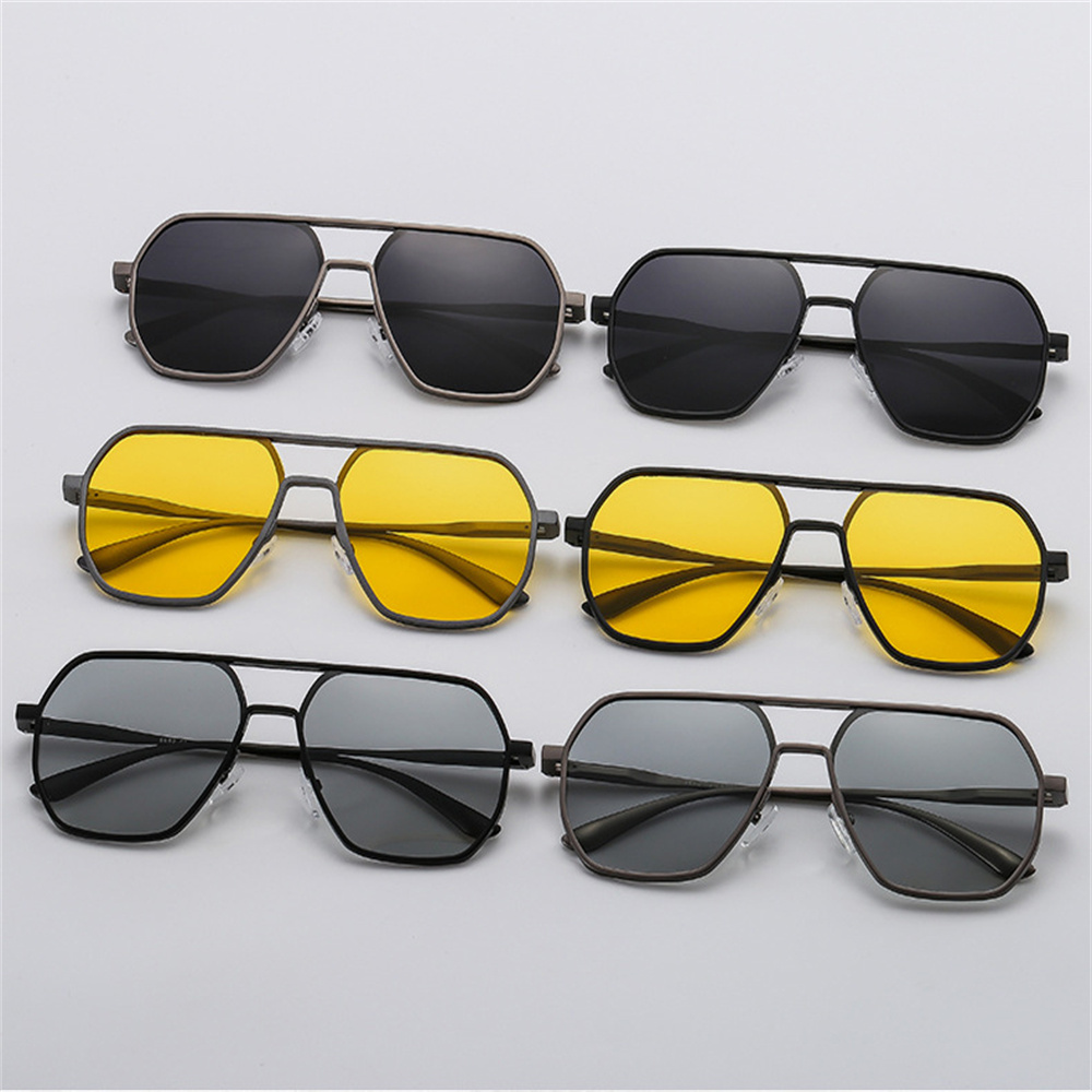 Day and Night Vision Glasses Aluminum Magnesium Sunglasses Polarized ...