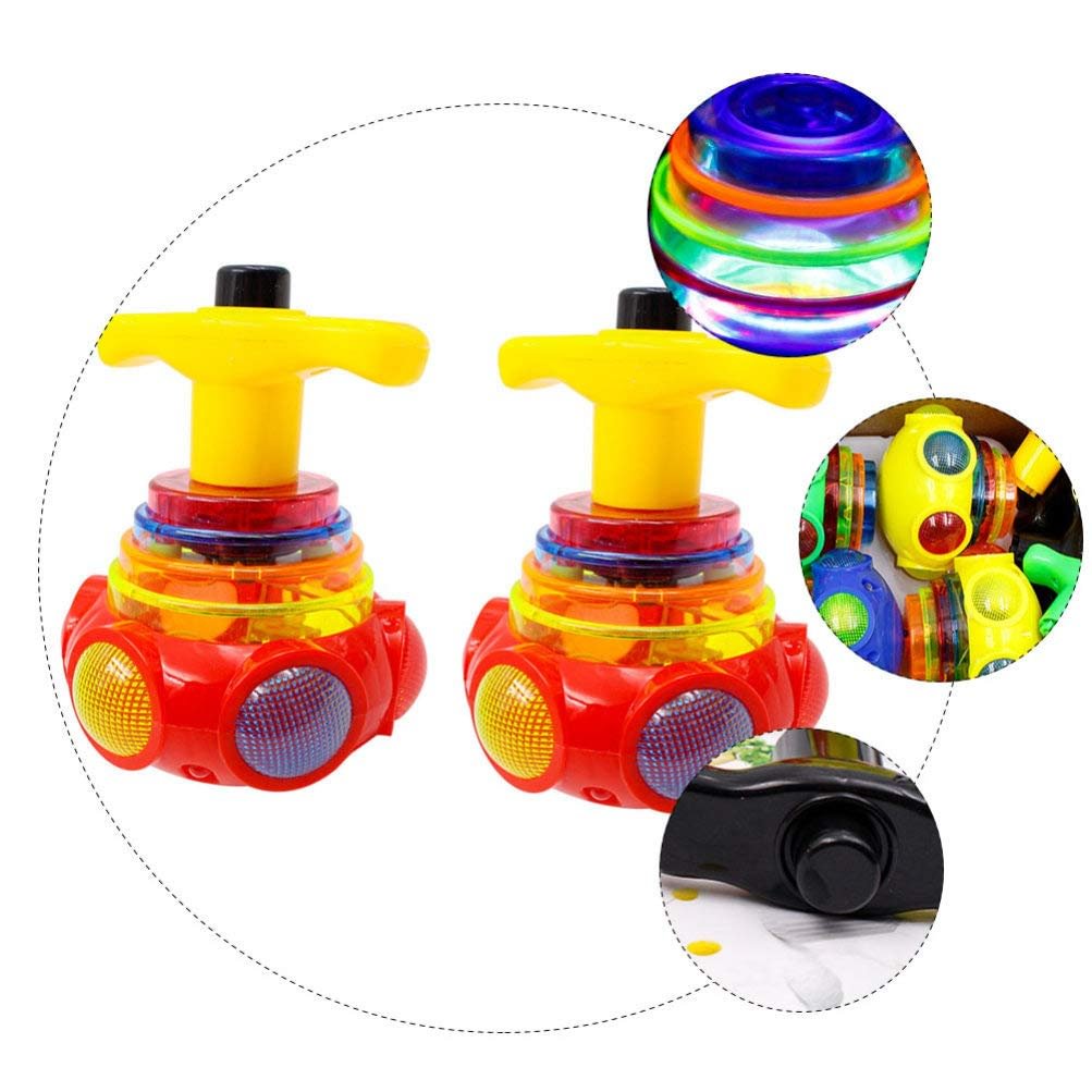 Spinning Tops Light Up Spin Toys with Music