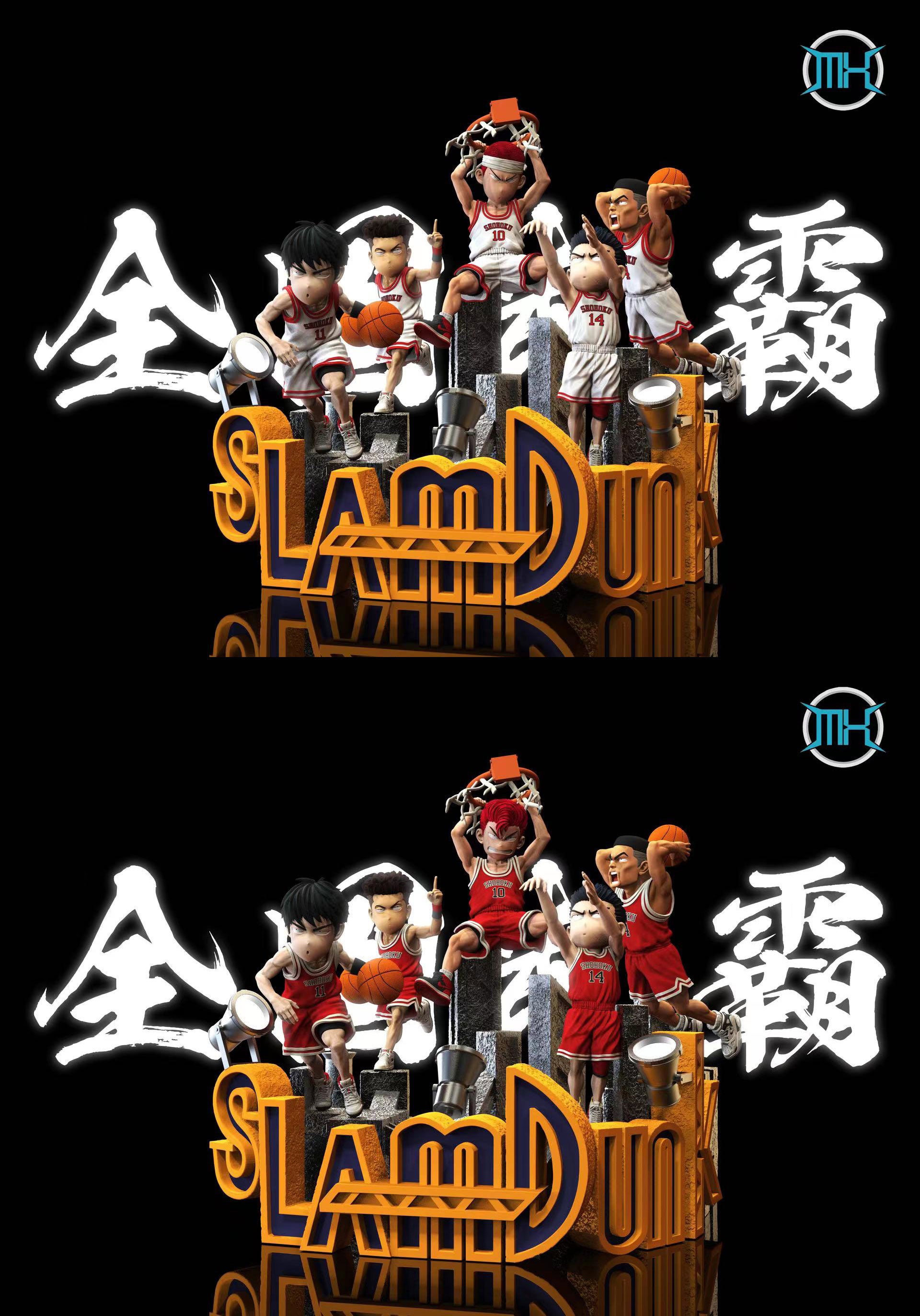 The Shohoku Team - SLAM DUNK Resin Statue - MX Studios [Pre-Order]