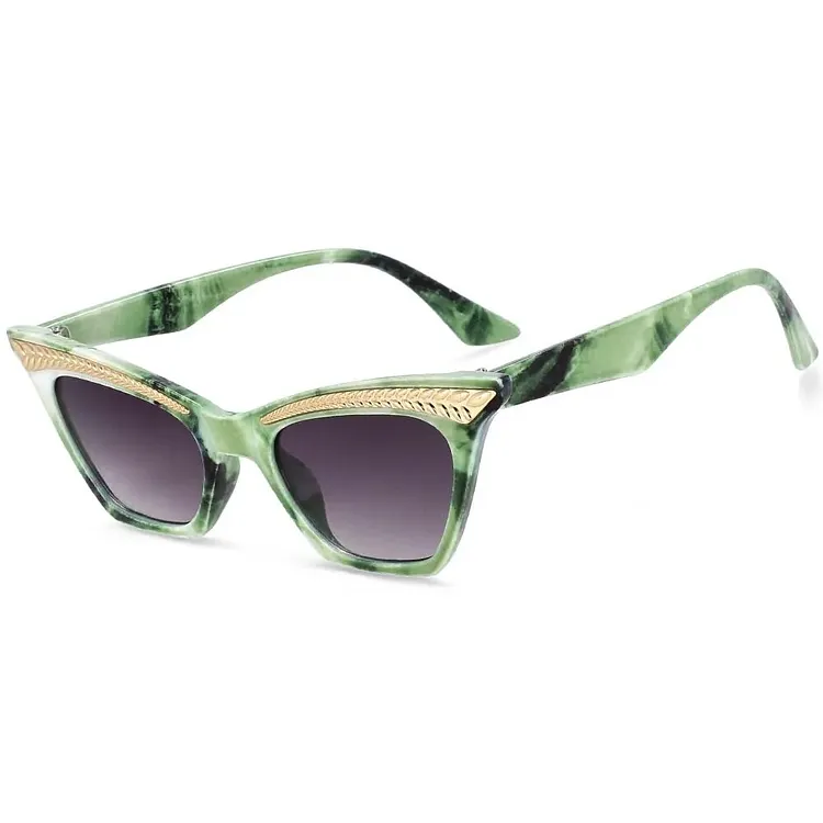 54307 Cat Eye Sunglasses Brand Designer Women Shades UV400 Vintage Glasses