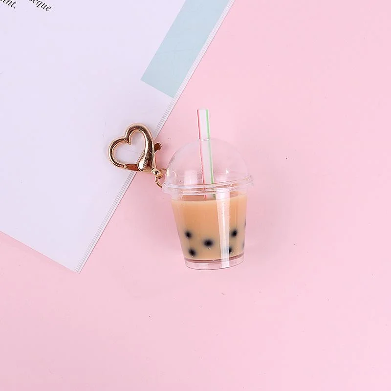 Kawaii Milk Tea Keychain