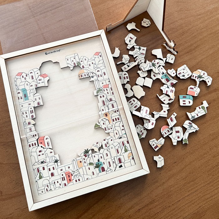 100 House Shaped Jigsaw Puzzles