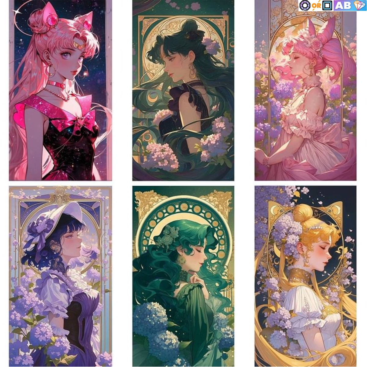 Anime Sailor Moon 40*70cm(Canvas) Diamond Painting