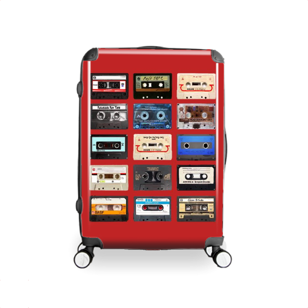 Play Music Tape, Popular Music Hardside Luggage