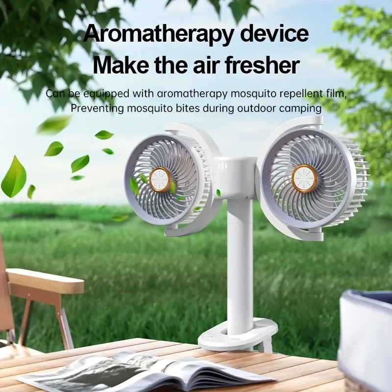 The Ultimate Multi-Scenario Desktop Circulation Fan with Dual-Blade ...