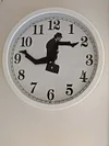 ⏲Monty Python inspired Silly Walk Wall Clock
