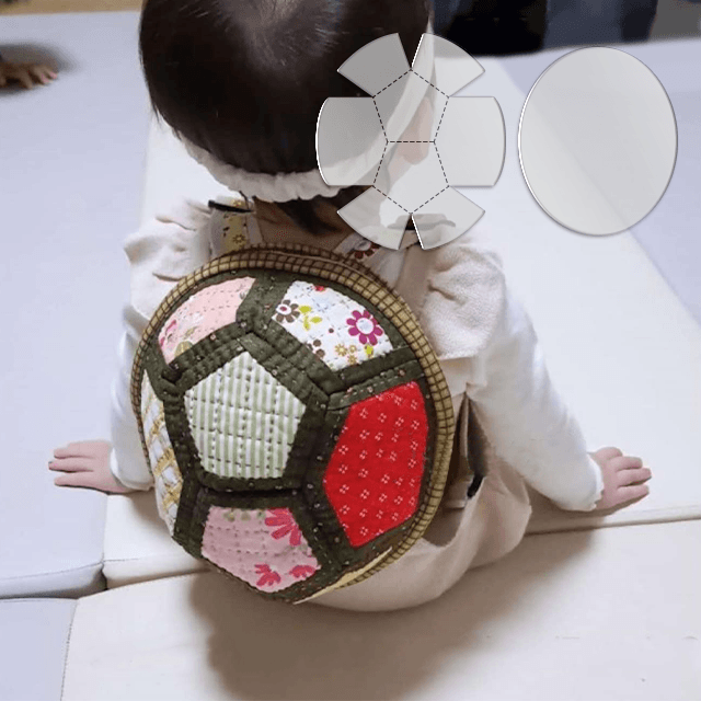 Baby Backpack (Turtle) Template Set