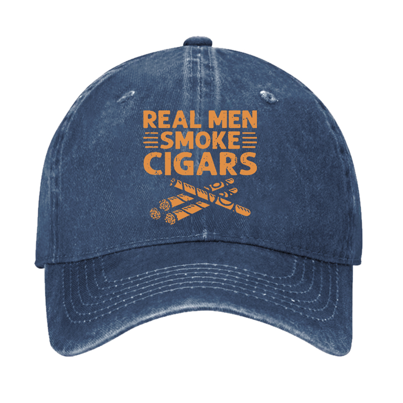 Real Men Smoke Cigars Hat