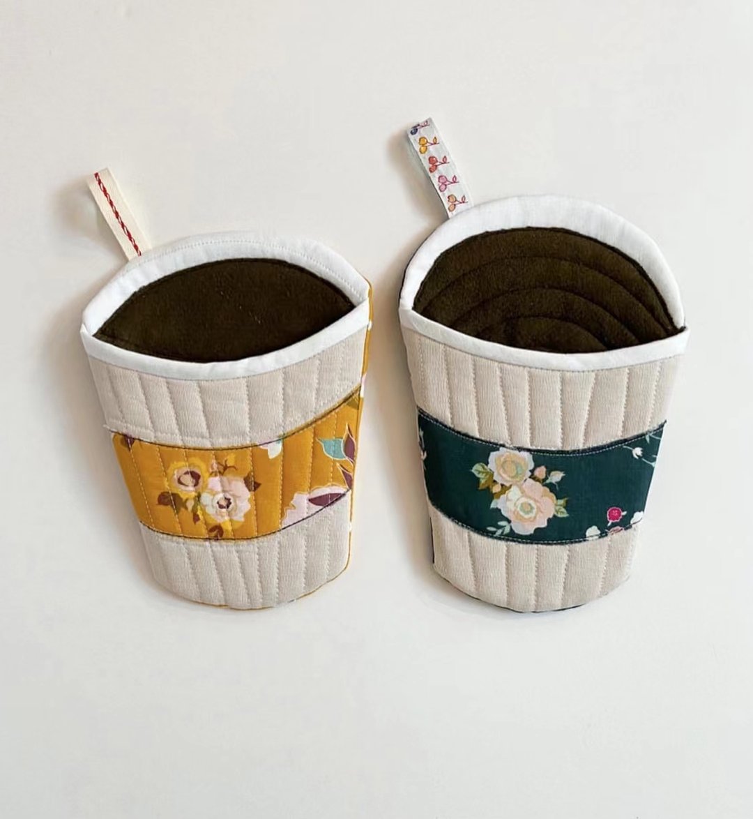 Coffee Cup Coaster Template (3 Pieces)