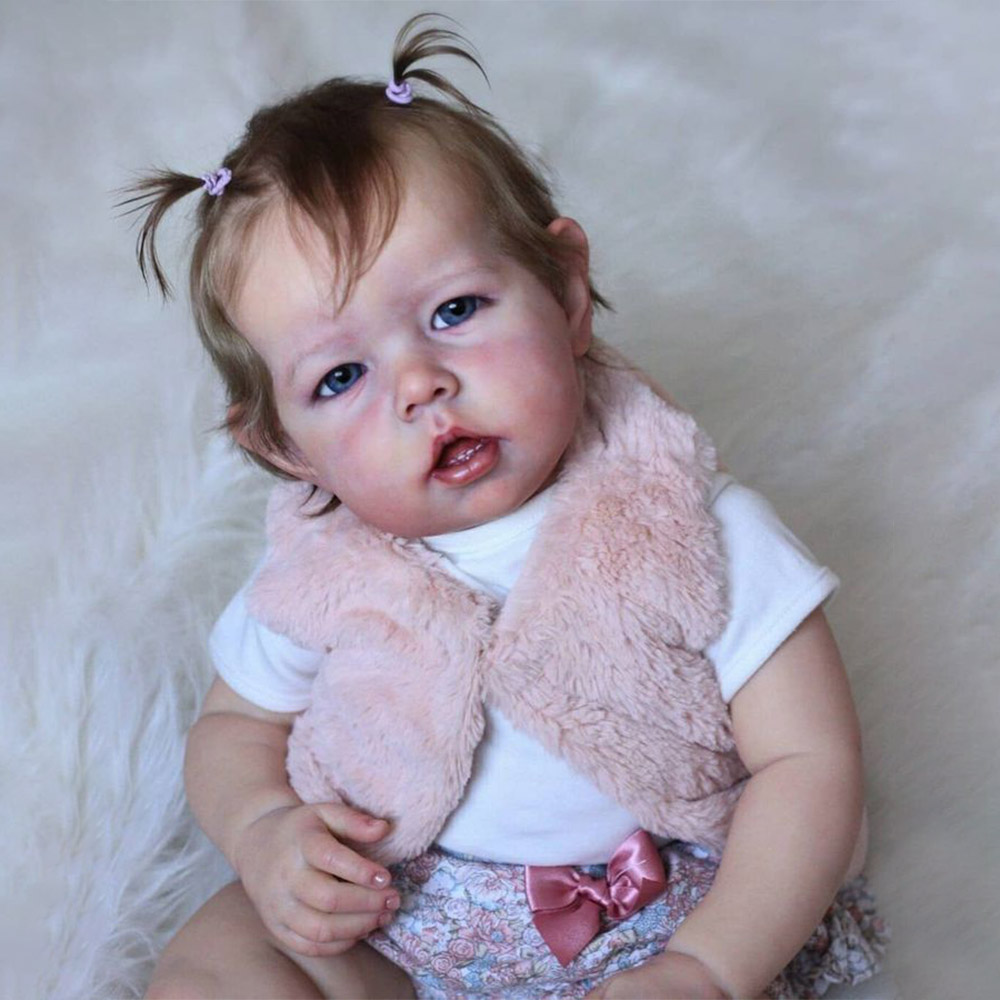 [Kids Reborn Gift] 20'' Lifelike Brown Hair Reborn Baby Boy Doll Gifts ...