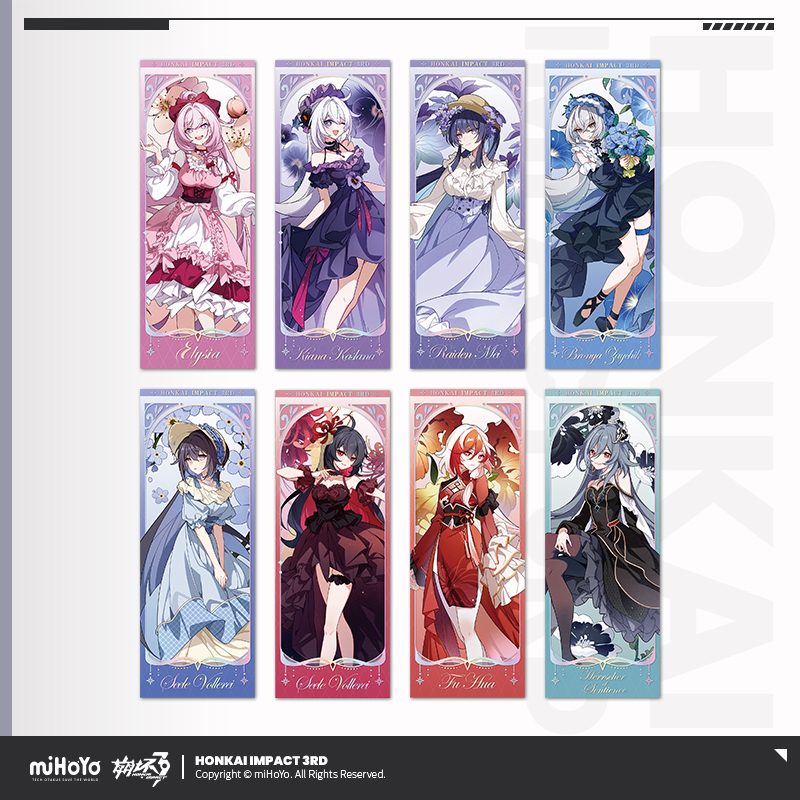 Flowers Series Laser Ticket [Original Honkai Official Merchandise]
