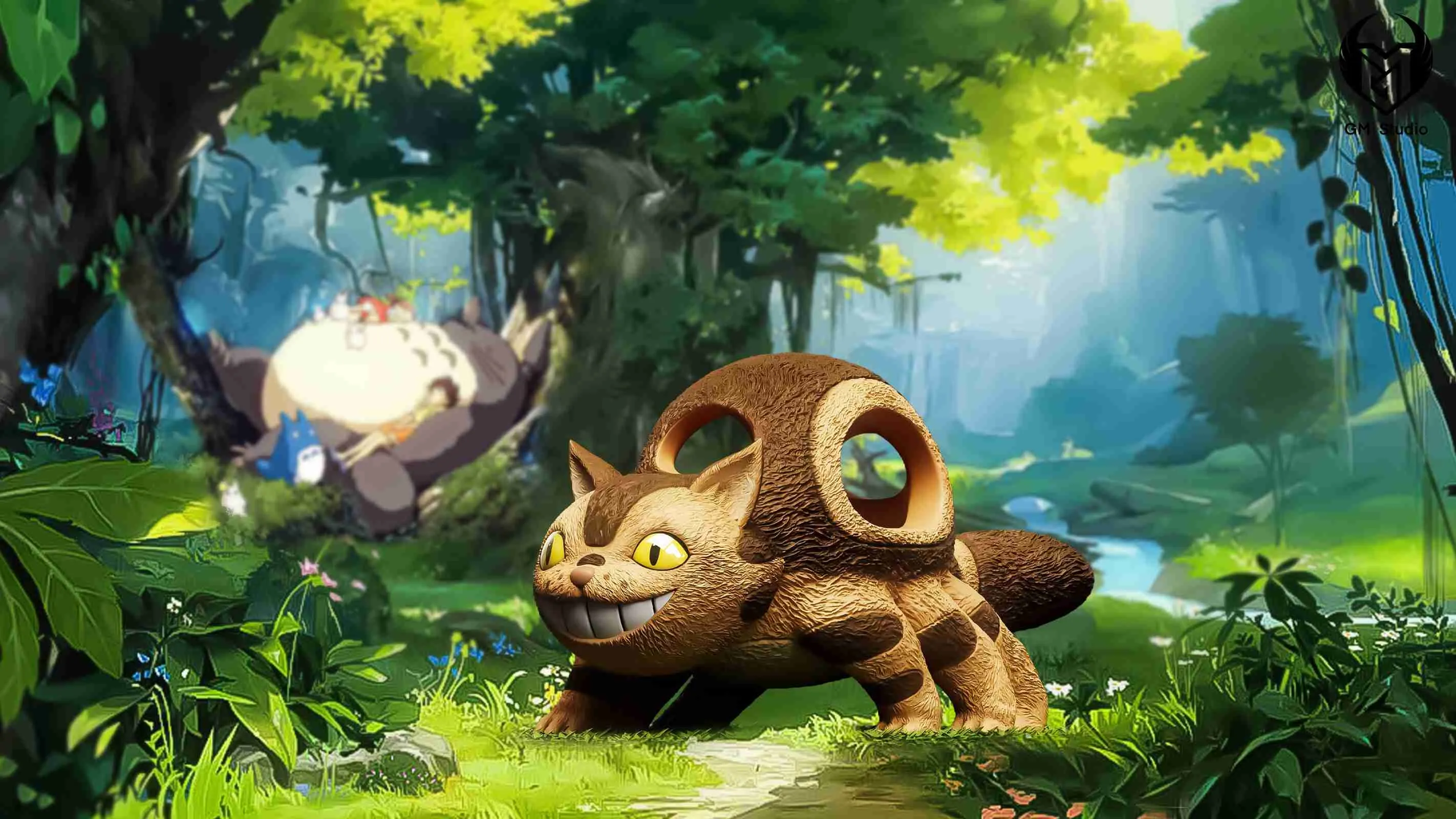 Catbus - My Neighbor Totoro Statue - GM-Studio