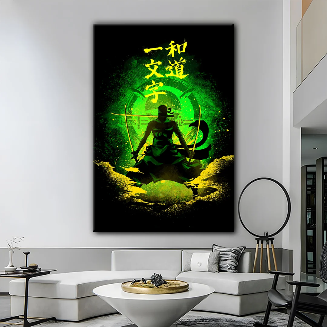 Roronoa Zoro Wado Ichimonji Canvas Wall Art