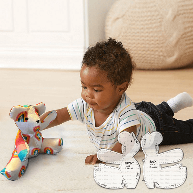 Simple Memory Bear Template Set - With Instructions