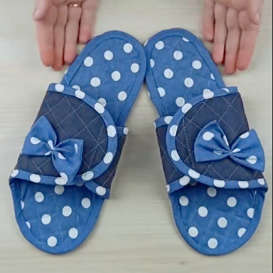 Easy Tutorial to Sew Slippers at Home - With Template