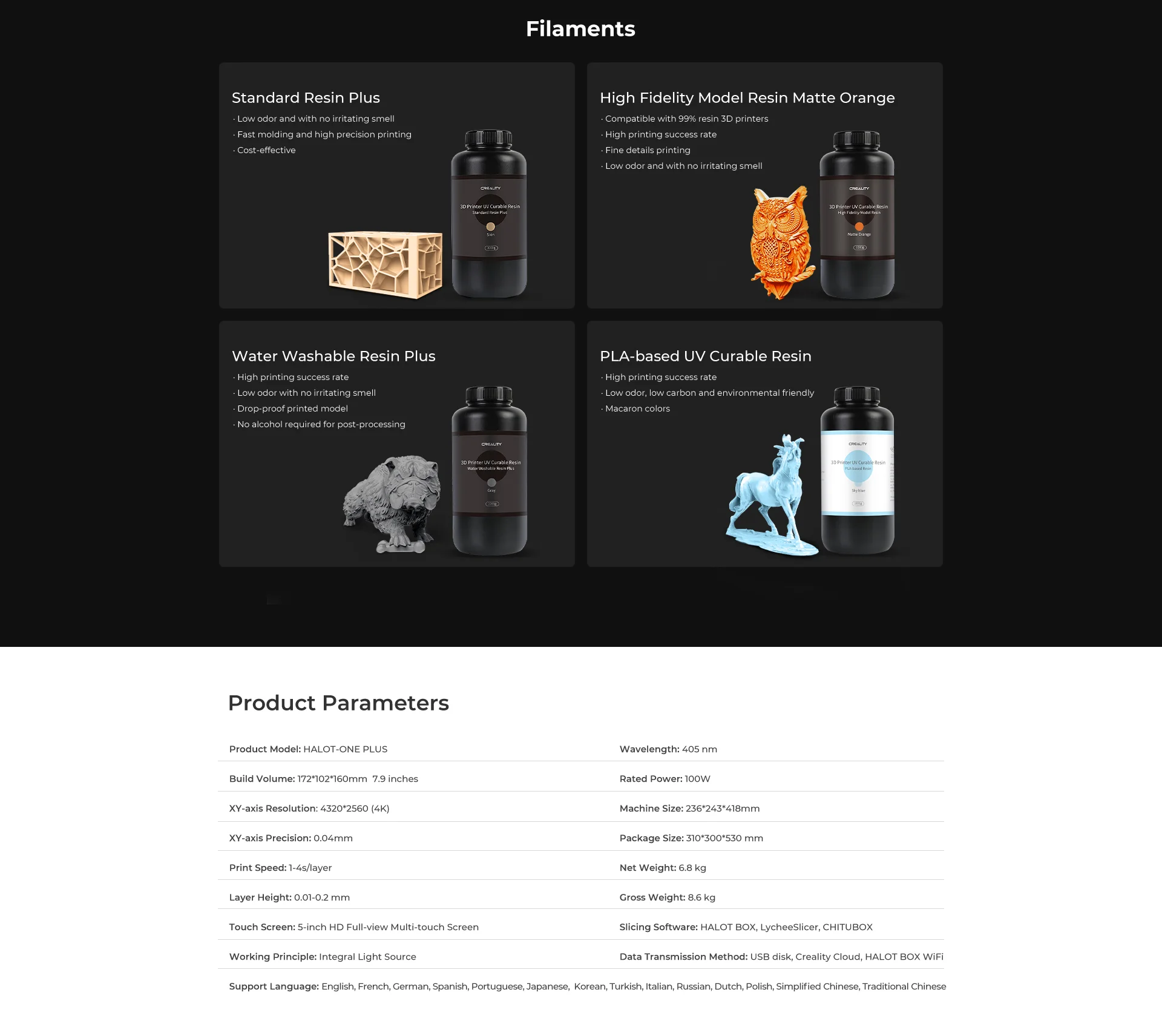 HALOT-ONE PLUS 3D Printer - Creality 3D