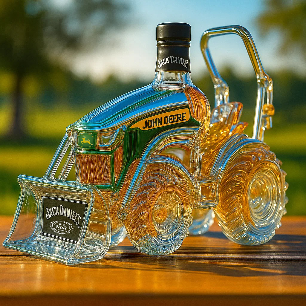 John Deere Tractor Whisky Bottle