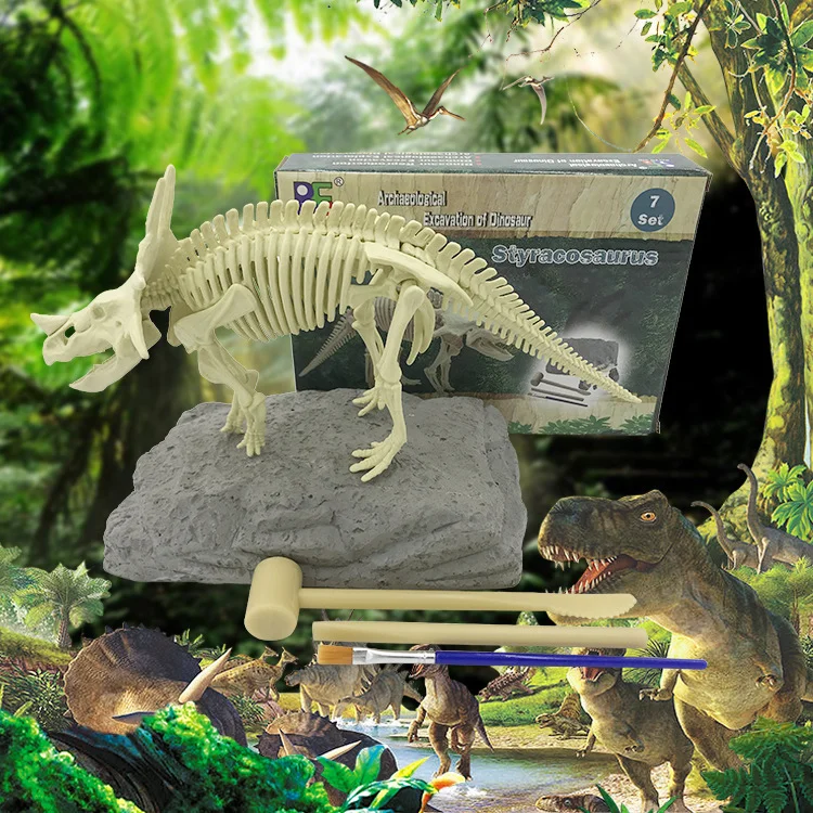 Educational Dinosaur Fossil Excavation Toys