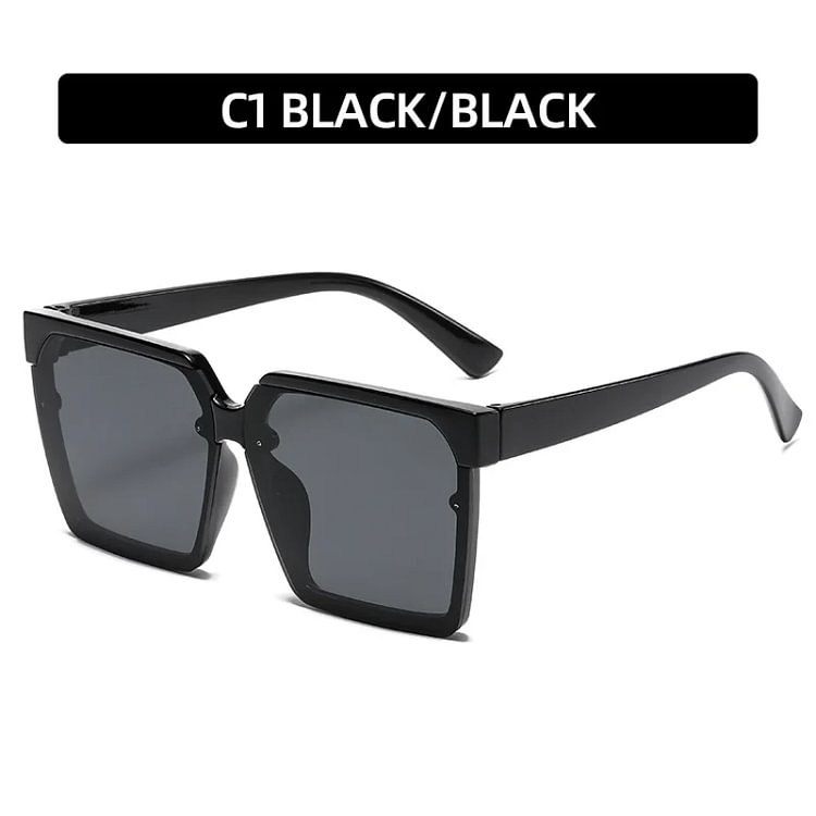 Ladies Square Sunglasses Luxury Brand Designer Oversized UV400 Eye ...