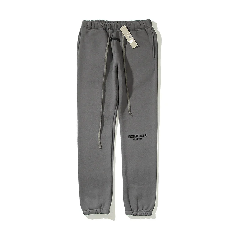FOG Fear Of God Essentials Casual plush sweatpants Cotton