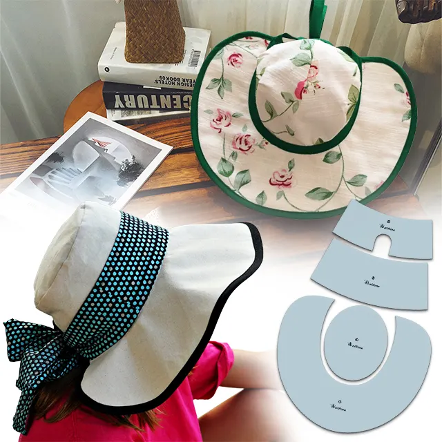 DIY Adjustable and Reversible Sun Hat Templates&Insturctions