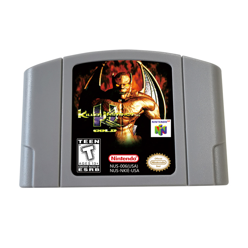 Killer Instinct Gold N64 Cartridge For Nintendo 64 Game Console