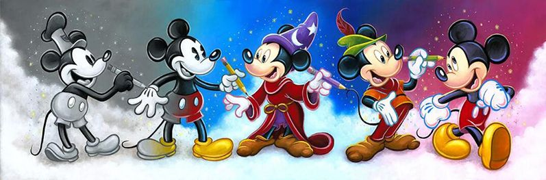 Disney Mickey Mouse (canvas) full round or square drill diamond painting
