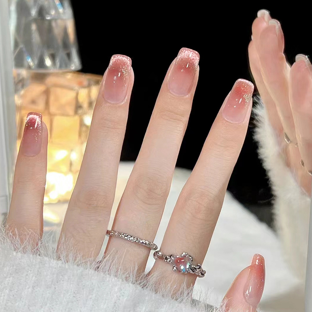 Churchf Churchf And Summer Wear A Smile Cat Eye Spar Removable Nail ...