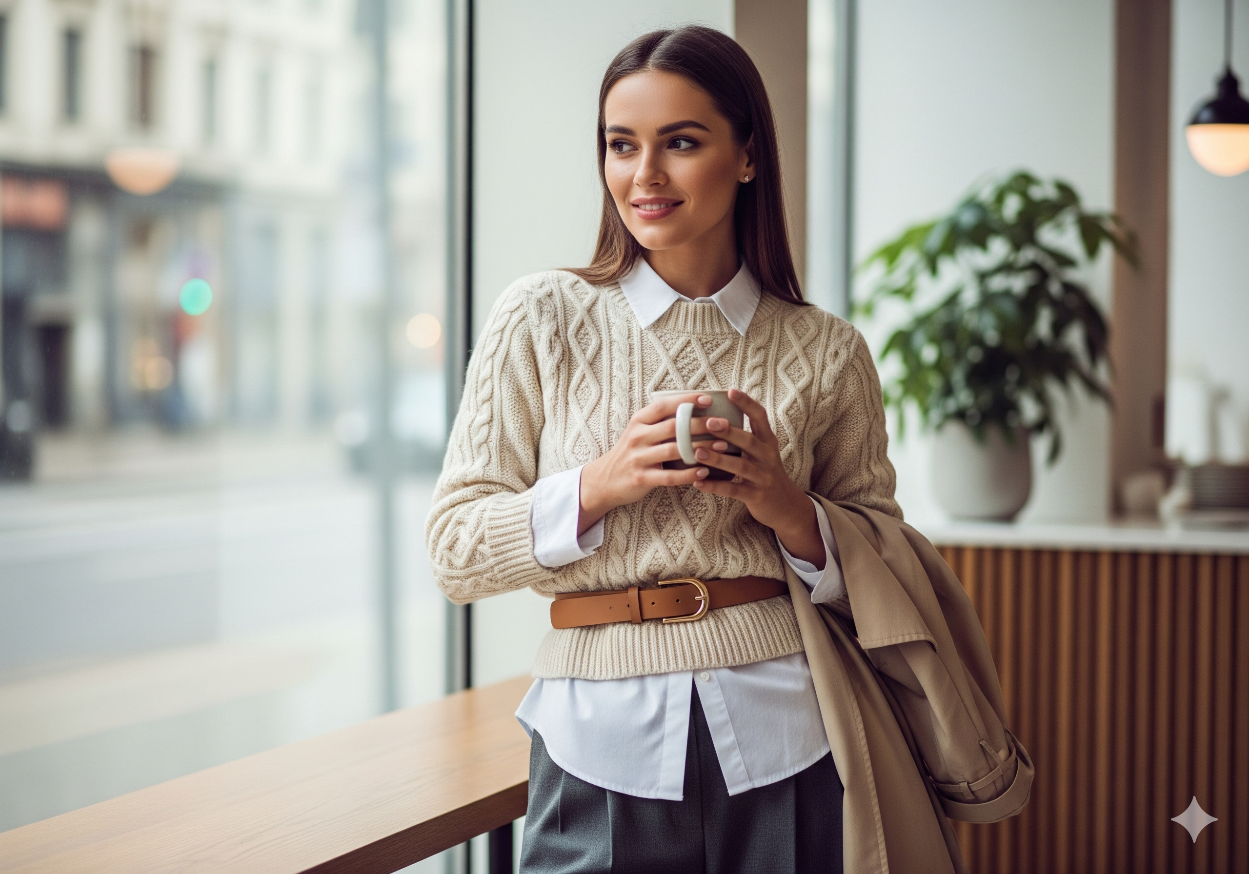 How to Style a Cable Knit Sweater