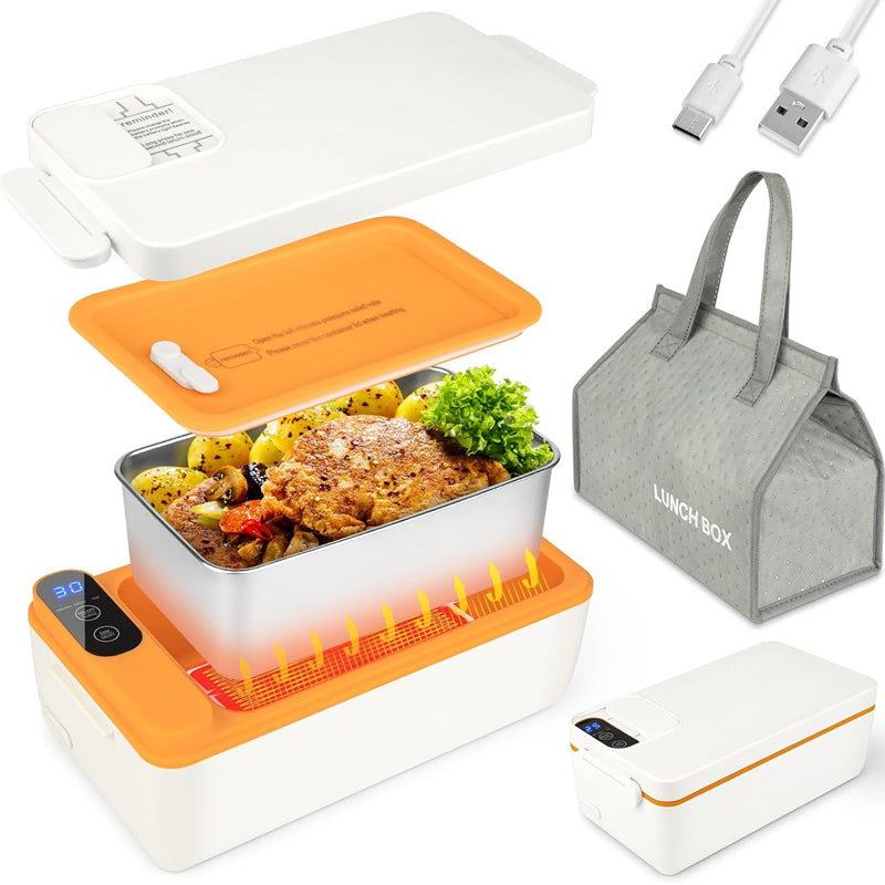 SAKER® Cordless Temp-controlled heating lunch box