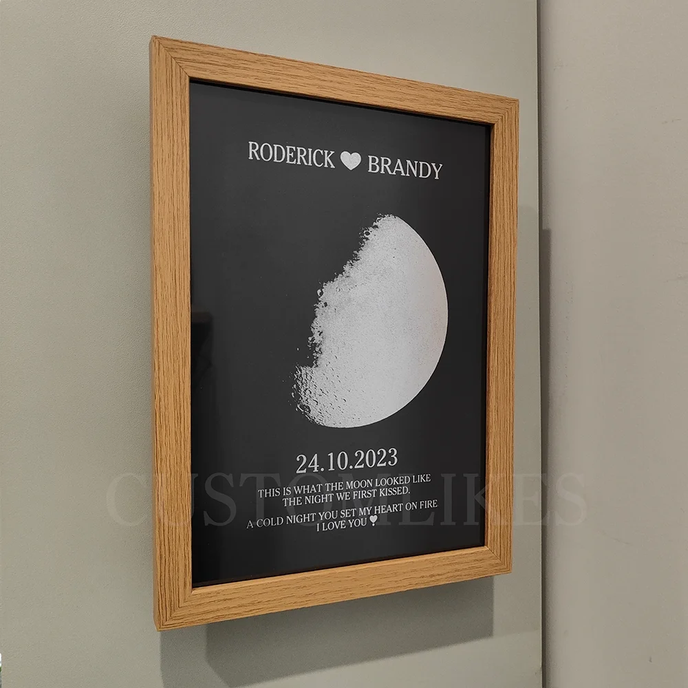 Custom Art Real Moon Phase
