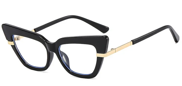Color Cat Eye Glasses Frames Women TR90 Sexy Cateye Optical Eyewear For ...