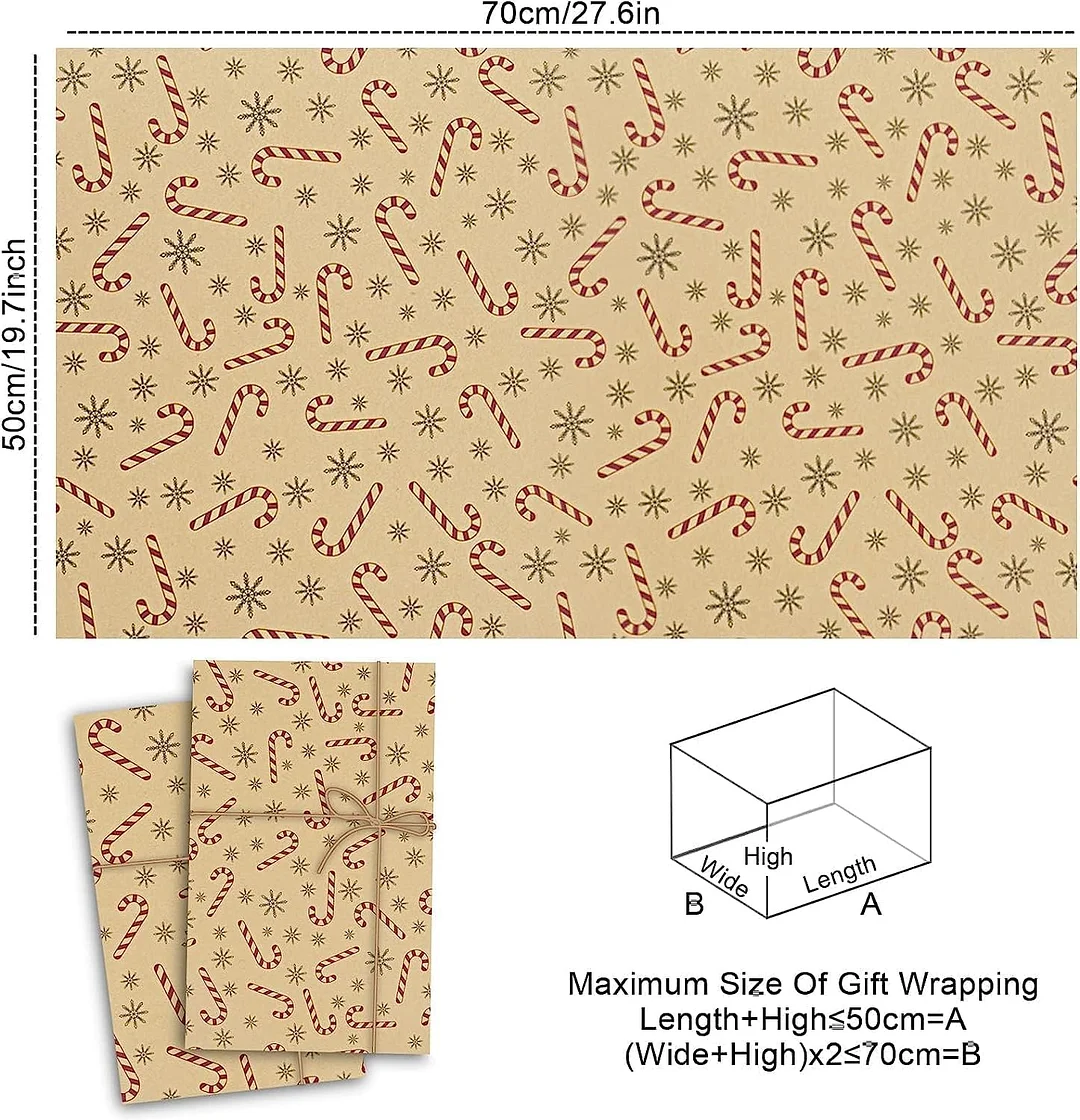 Christmas Wrapping Paper Bundle 16 Sheets