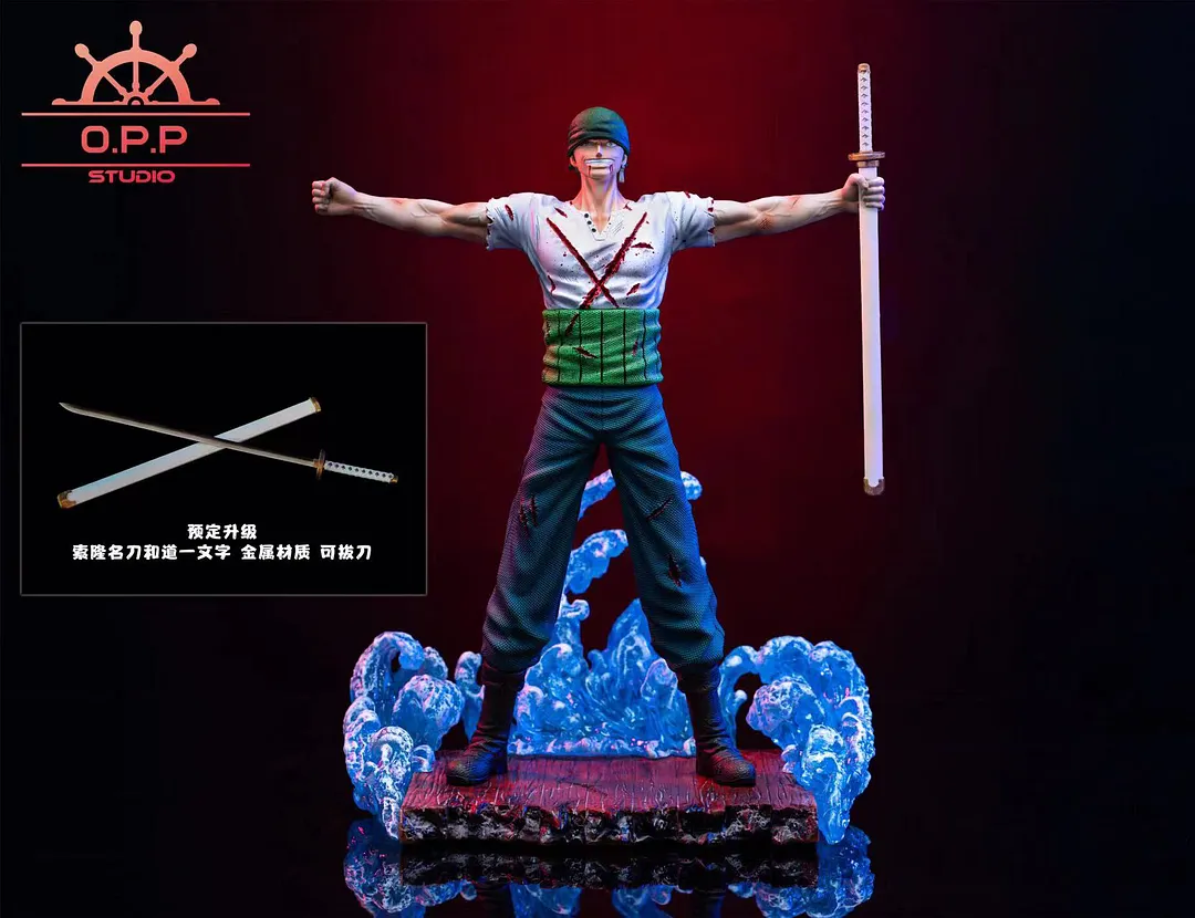 POP Scale Dracule Mihawk VS Roronoa Zoro - ONE PIECE Resin Statue ...